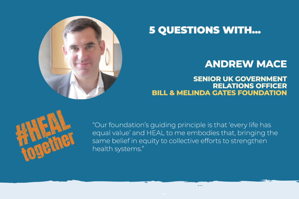 Five Questions With...Andrew Mace - Global Health Partnerships
