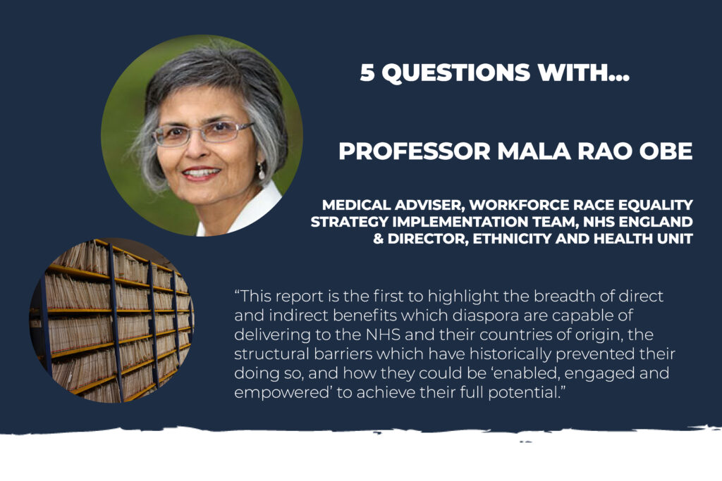 Five Questions With...Professor Mala Rao - Global Health Partnerships