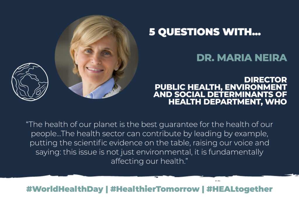 Five Questions With...Dr Maria Neira - Global Health Partnerships
